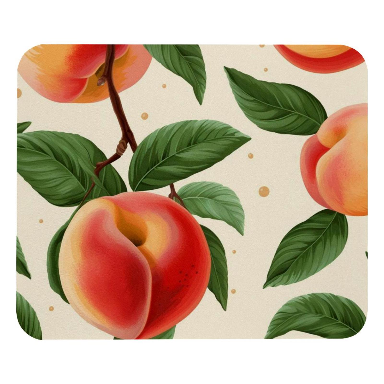 Peach Mouse Pad for Wireless Mouse Home Office Desk Laptop with Rubber ...