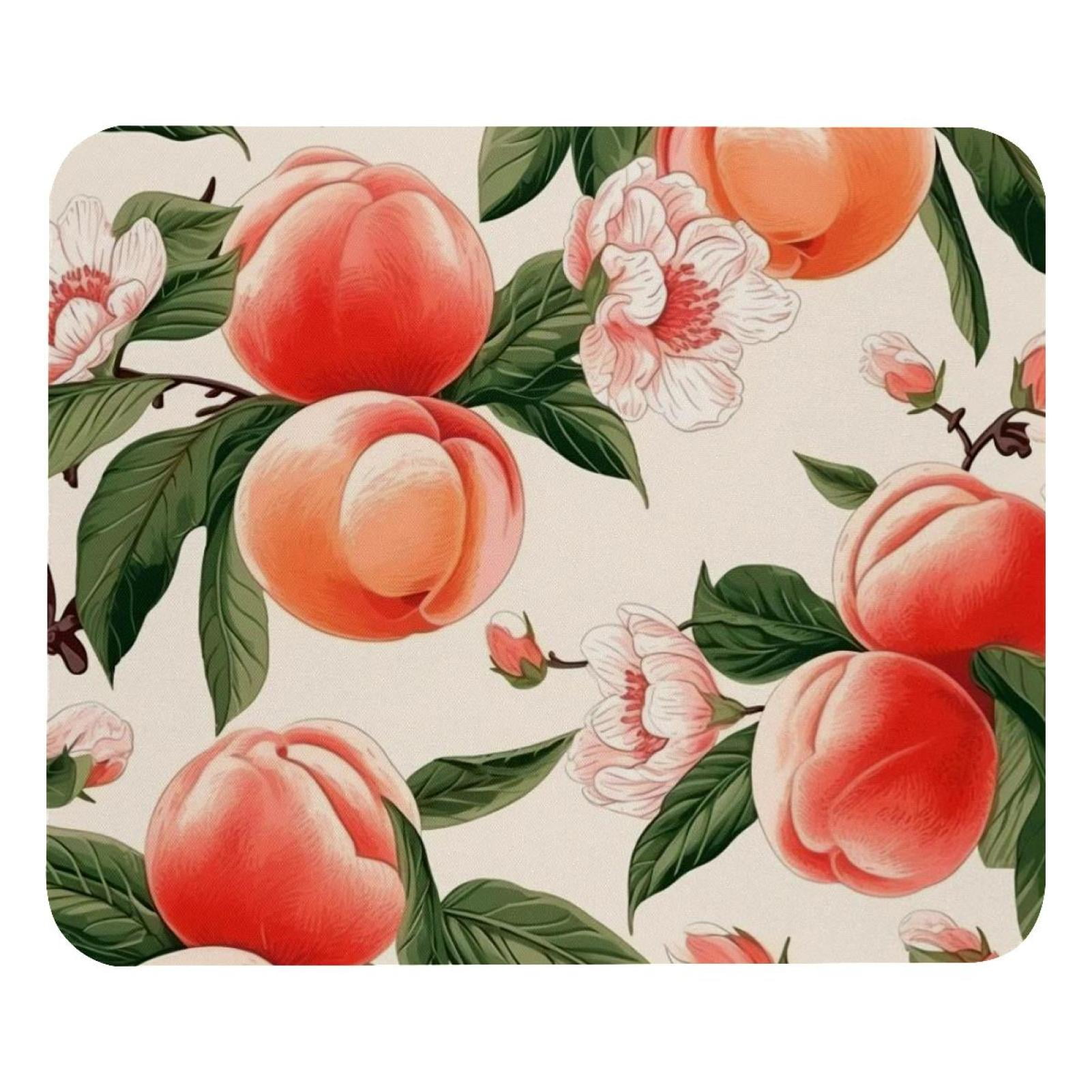 Peach Mouse Pad for Wireless Mouse Home Office Desk Laptop with Rubber ...