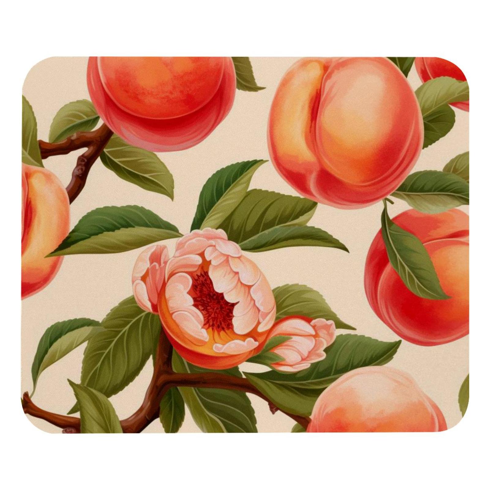 Peach Mouse Pad for Wireless Mouse Home Office Desk Laptop with Rubber ...