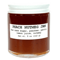 Peach Nutmeg Jam, 5 oz - Craft, Gourmet, Unusual Jams & Jellies Made in ...