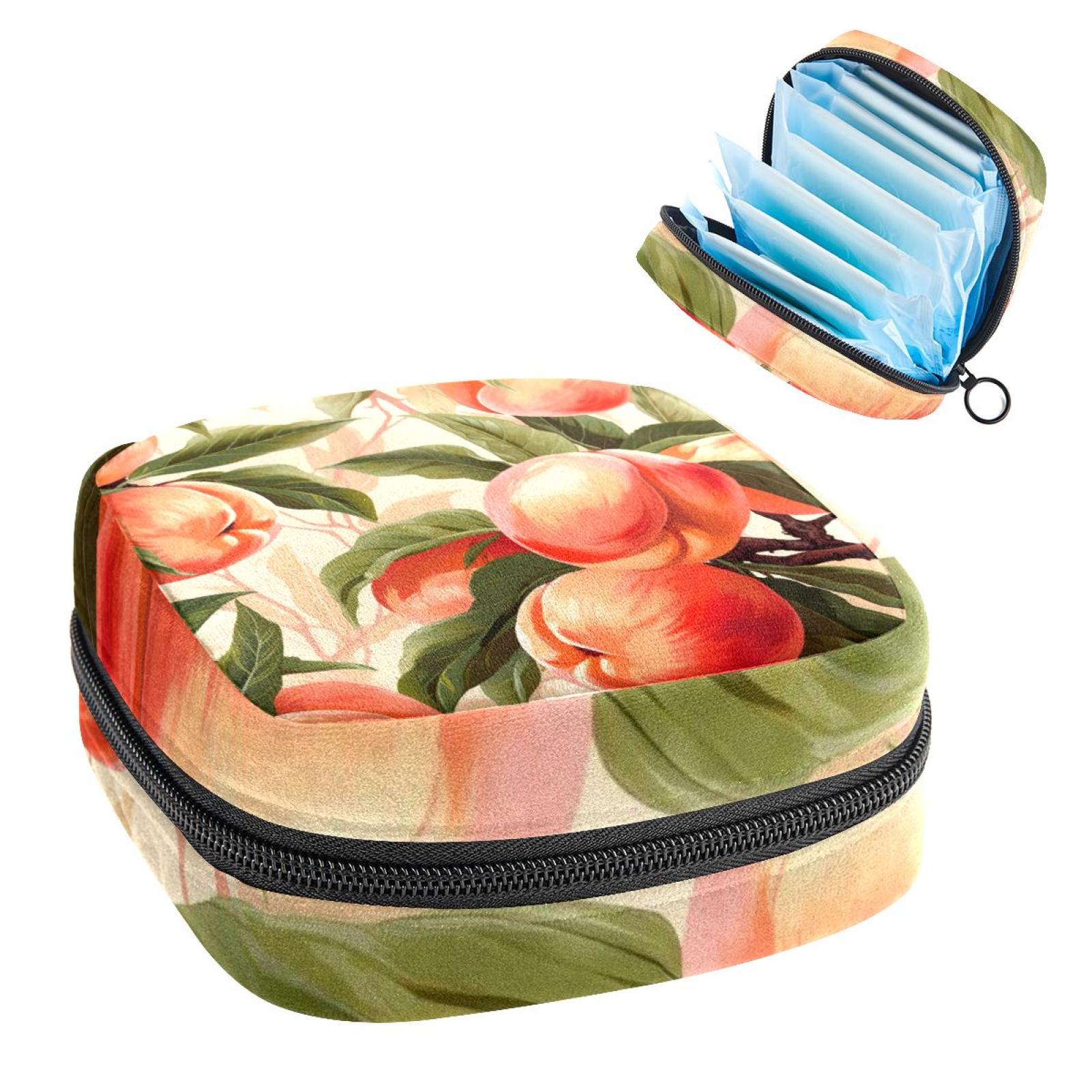 Peach Pad Bag Period Bag Small Travel Pouch - Ideal Sanitary Napkin ...