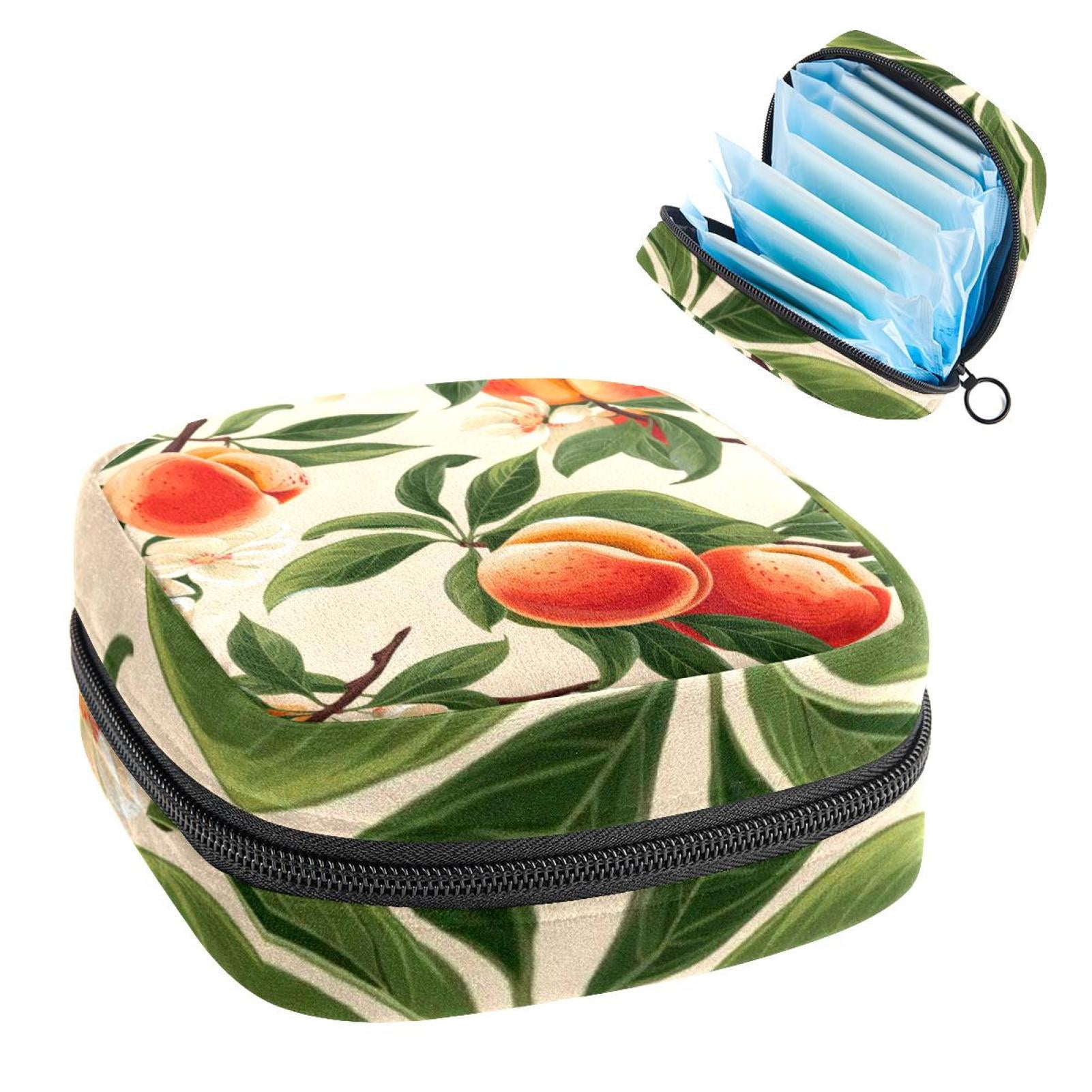 Peach Pad Bag Period Pouch Travel Pouch Women Small Stationary Pouch ...