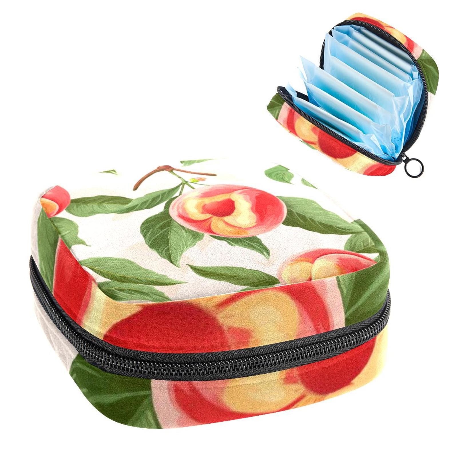 Peach Pad Bag Period Pouch Travel Pouch Women Small Stationary Pouch ...