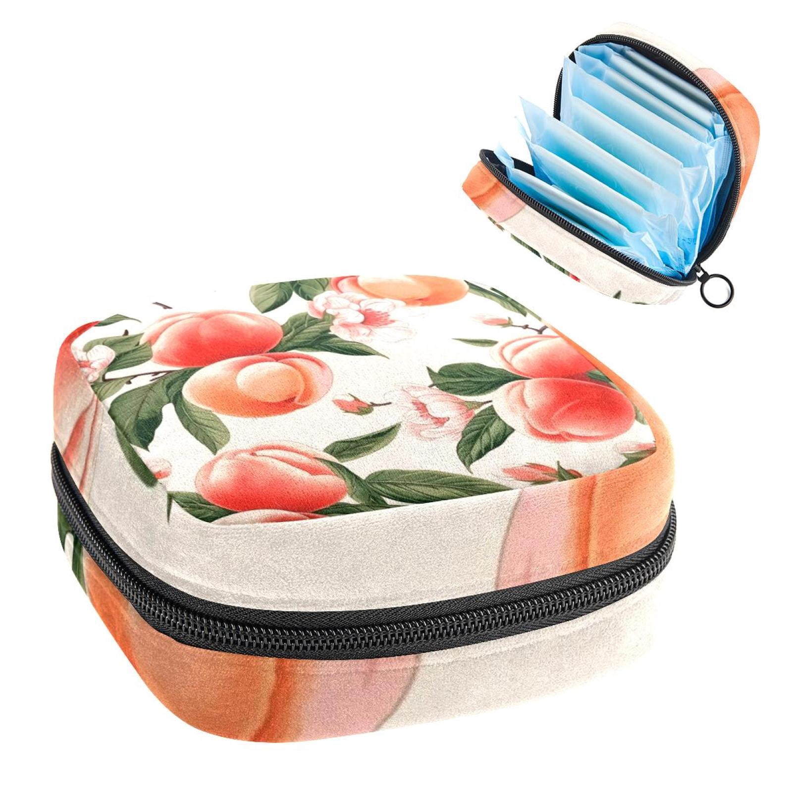 Peach Pad Bag Storage Organizer Pouch for Menstrual Hygiene Products ...