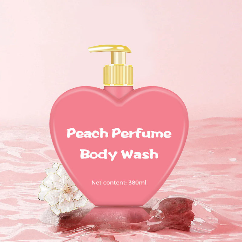Peach Perfume Body Wash with Niacinamide & Real Flower Extracts ...