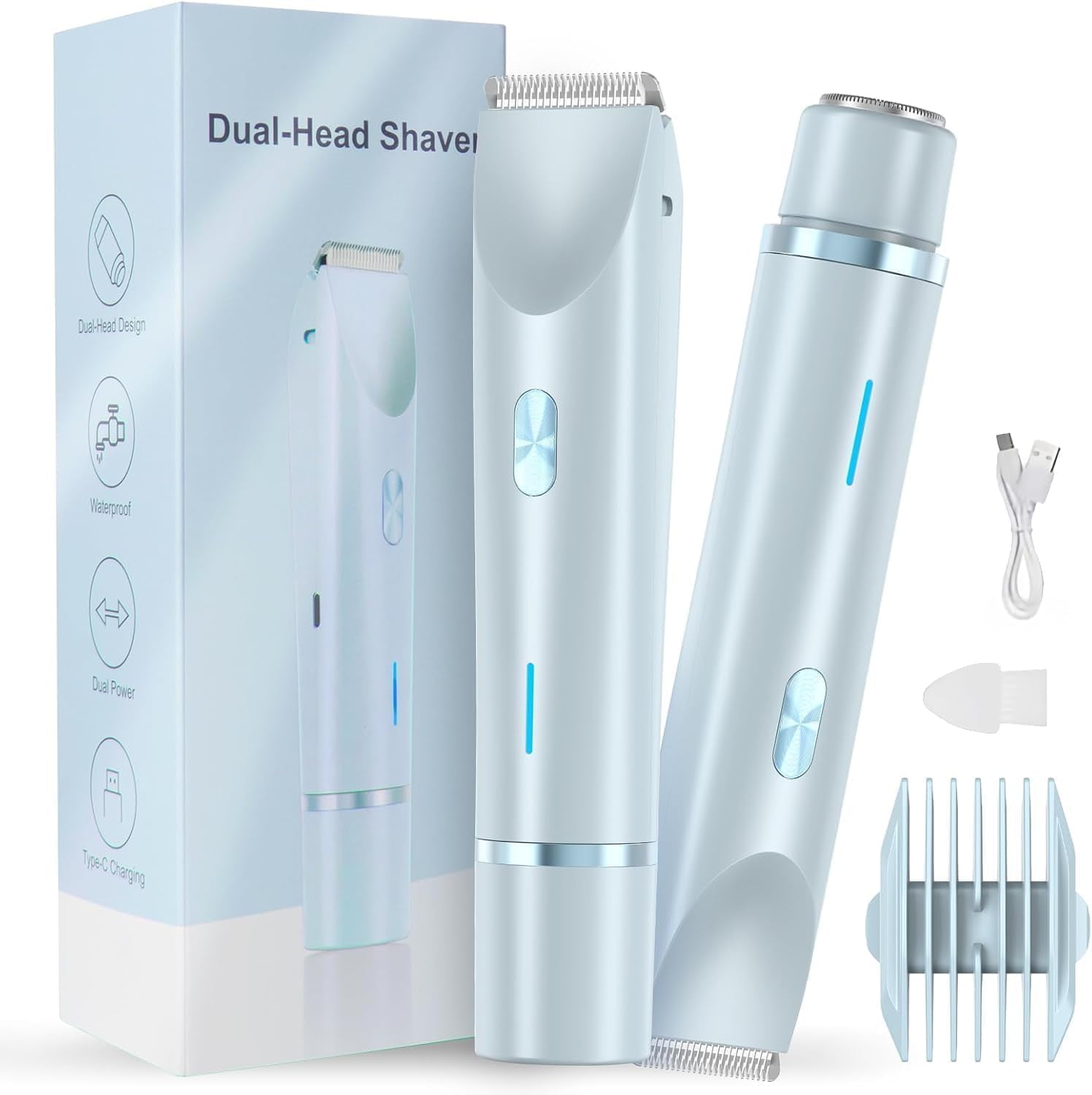 Peach Please 3.0 Shaver, 2 in 1 Women's Body Shaver, Electric Bikini ...