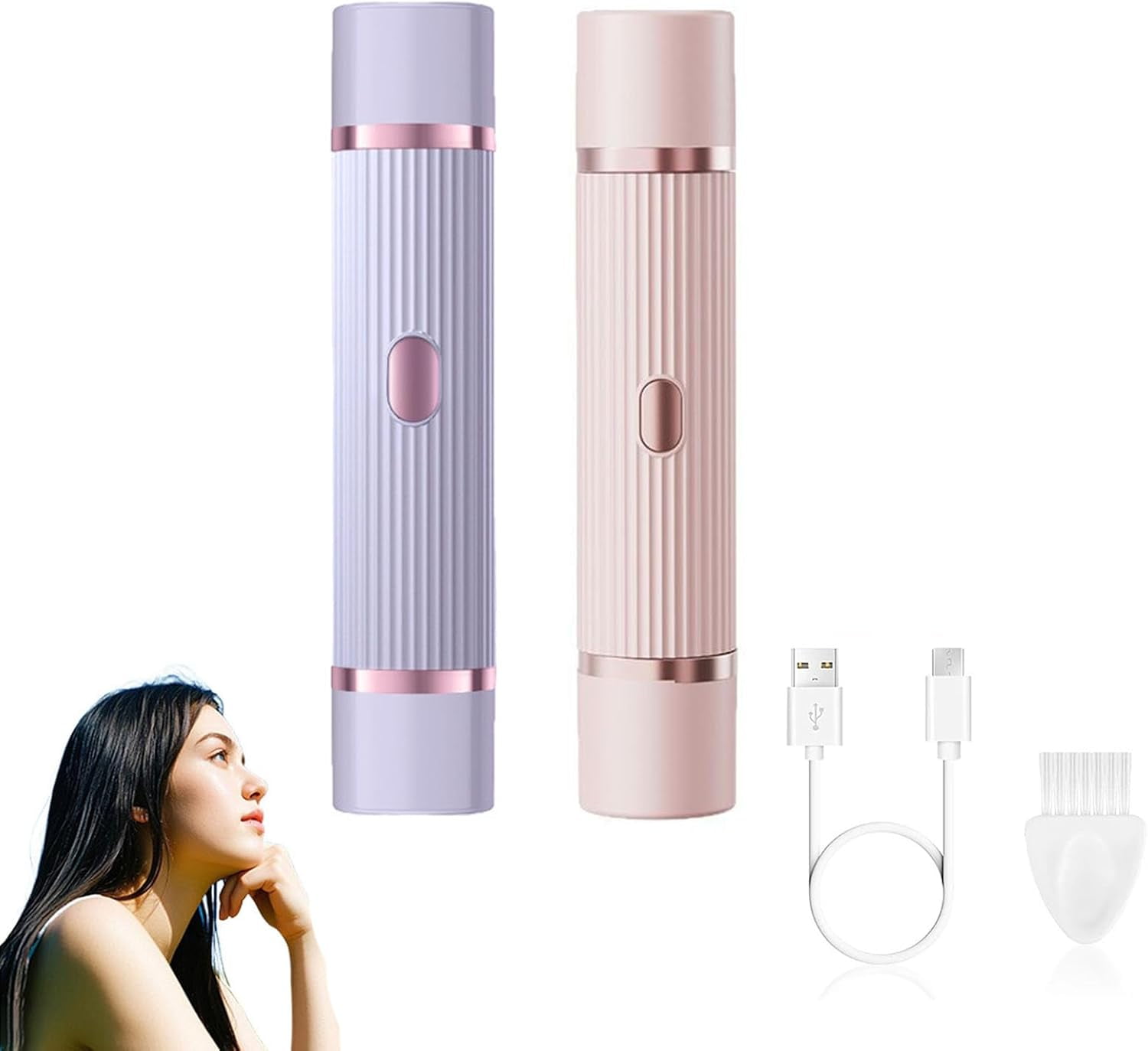 Peach Please Razor, 2025 New Dual Head Shaver Women, Electric Razors ...