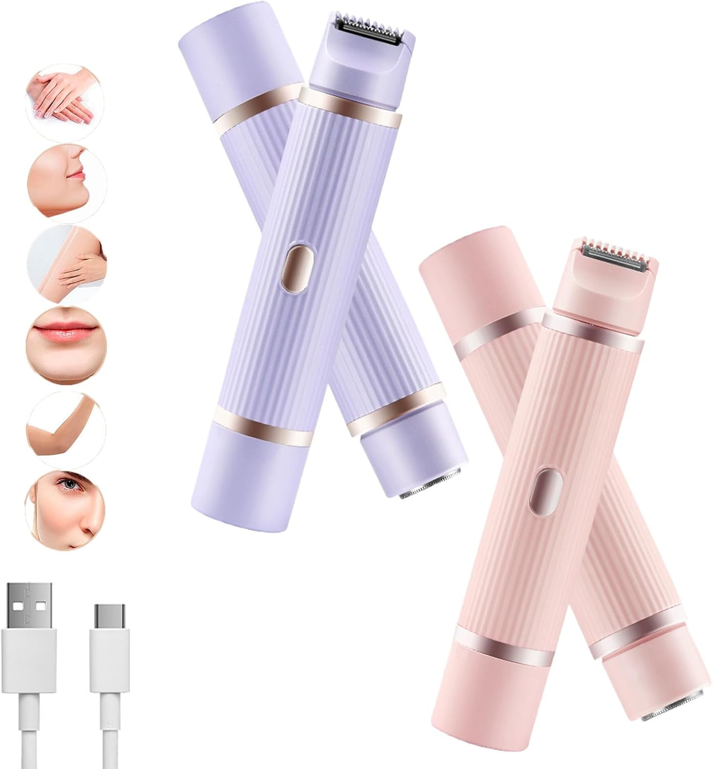 Peach Please Razor, Peach Please Dual Head Razor, 2 in 1 Electric ...
