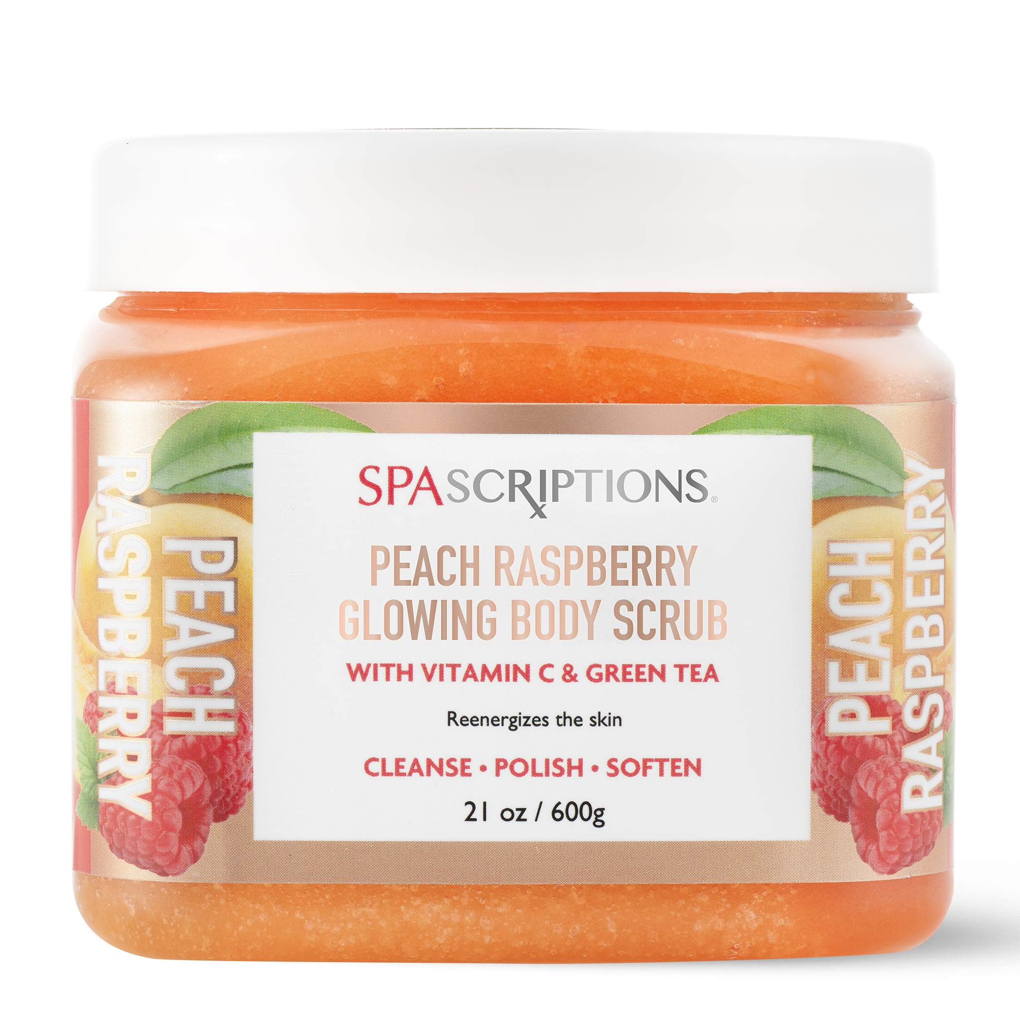 Peach Raspberry Glowing Body Scrub - 21 oz - Walmart.com
