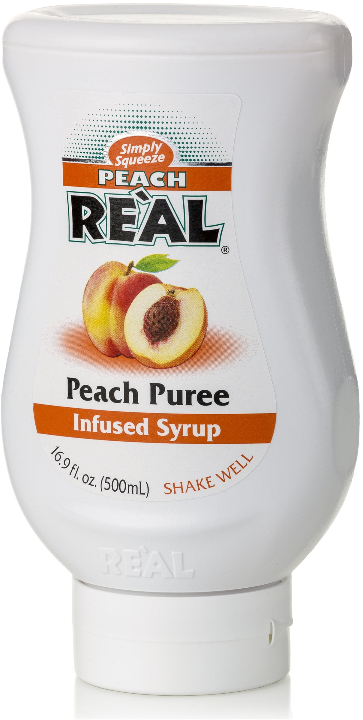 Peach Real Peach Puree Infused Syrup, 16.9 Fl Oz - Walmart.com