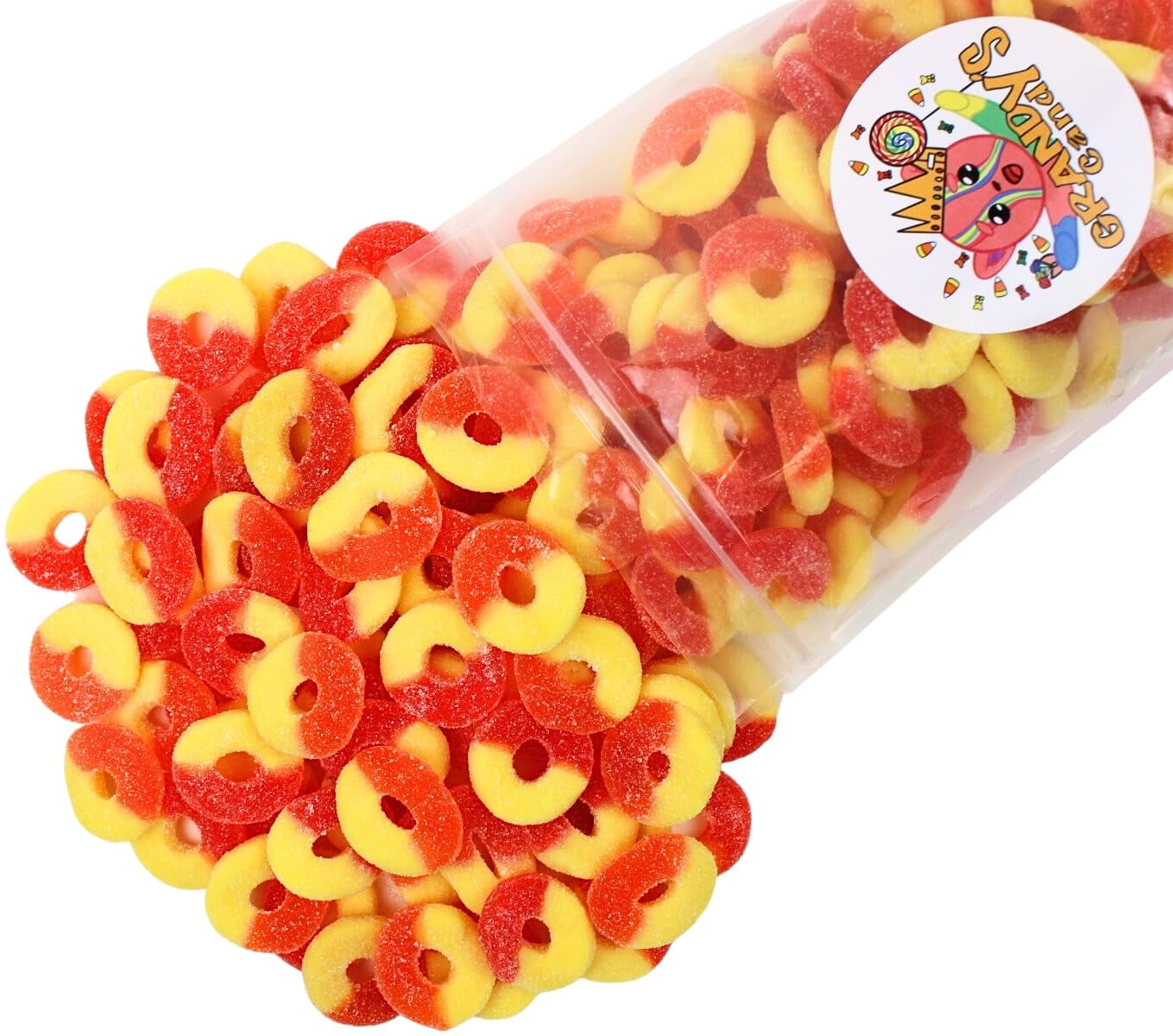 Peach Rings- Soft, Chewy, Sugar Dusted- Bulk Candy (1 Pound) - Walmart.com