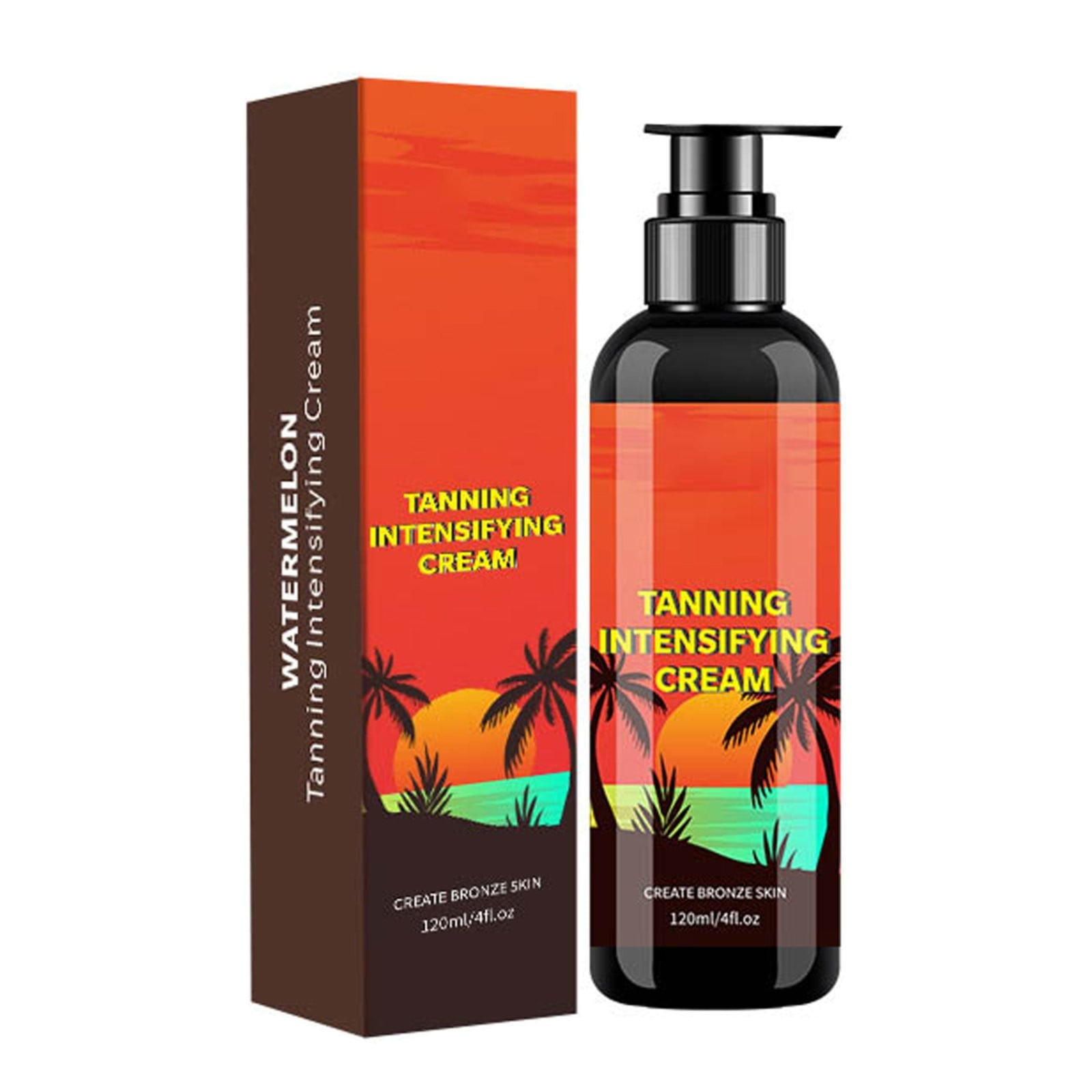Peach Scented Dark Tanning Lotion - Waterproof, Long-Lasting Natural ...