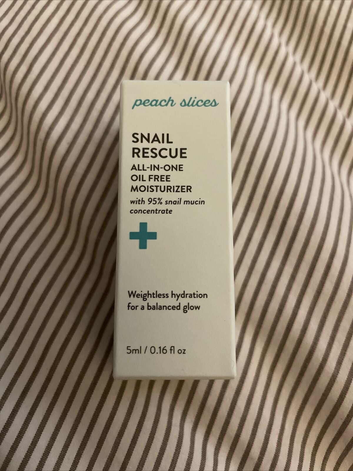 Peach Slices Snail Rescue All In One Oil Free Moisturizer Sample MINI 0 ...