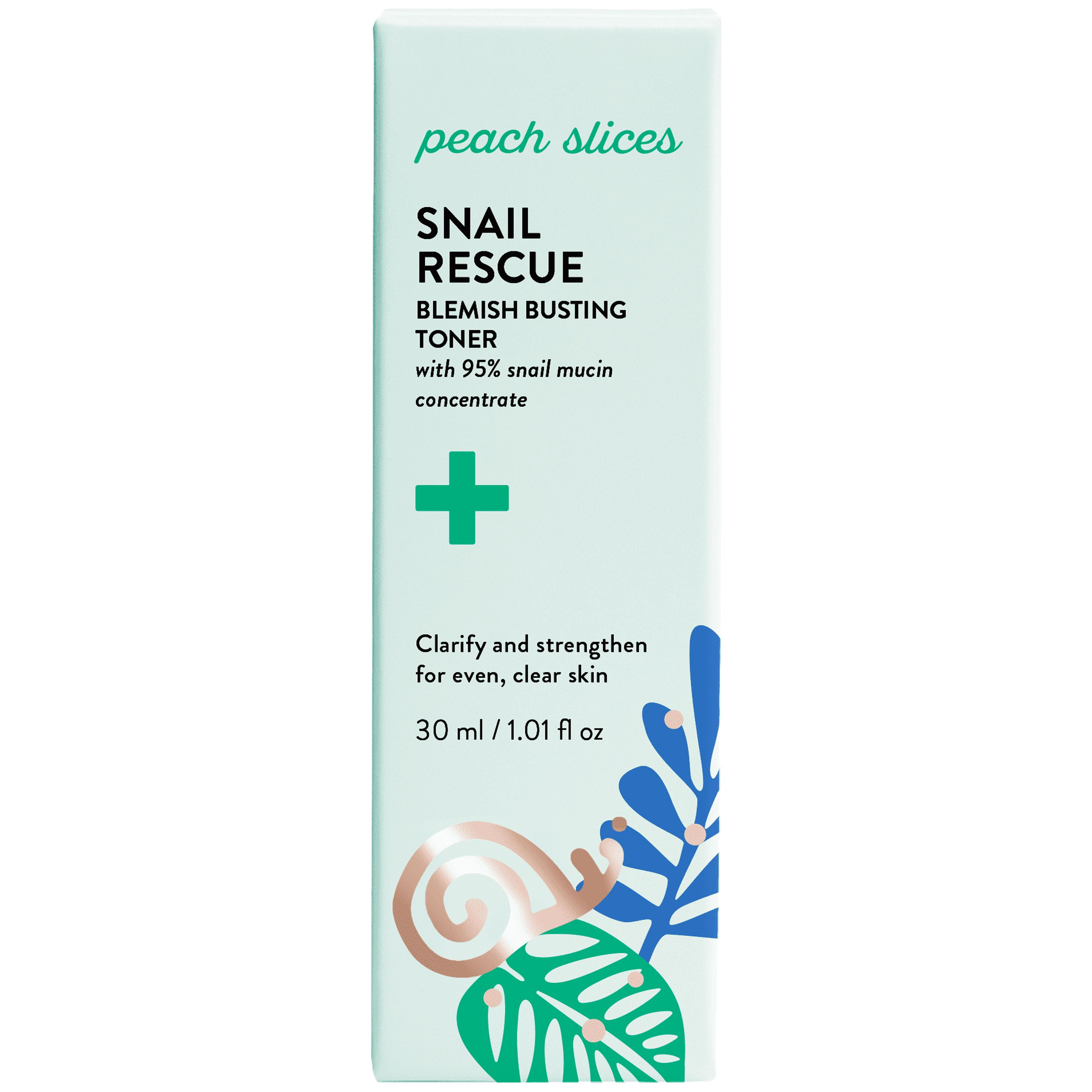 Peach Slices Snail Rescue Blemish Busting Facial Toner, 30 ml - Walmart.com
