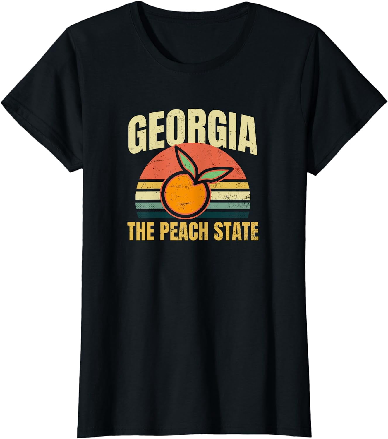 Peach State Design Georgia Peach T-Shirt - Walmart.com