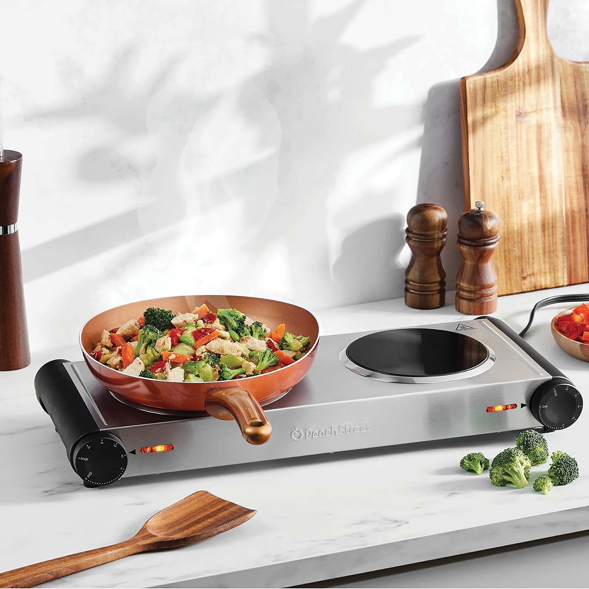 Peach Street 1800W Countertop Hot Plate - Walmart.com