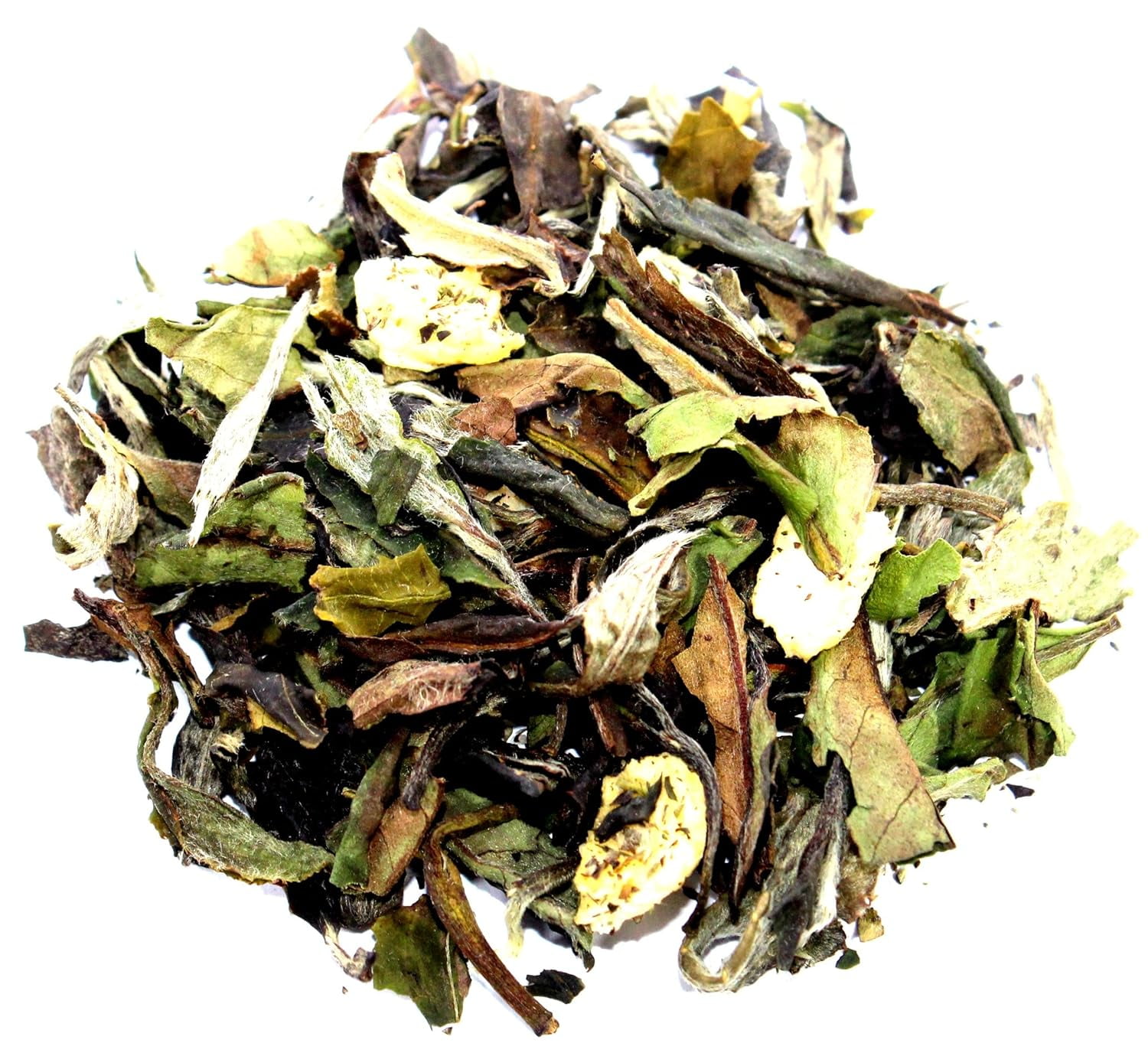 Peach Tangerine White Loose Leaf Green , white , dried peaches 16 oz ...