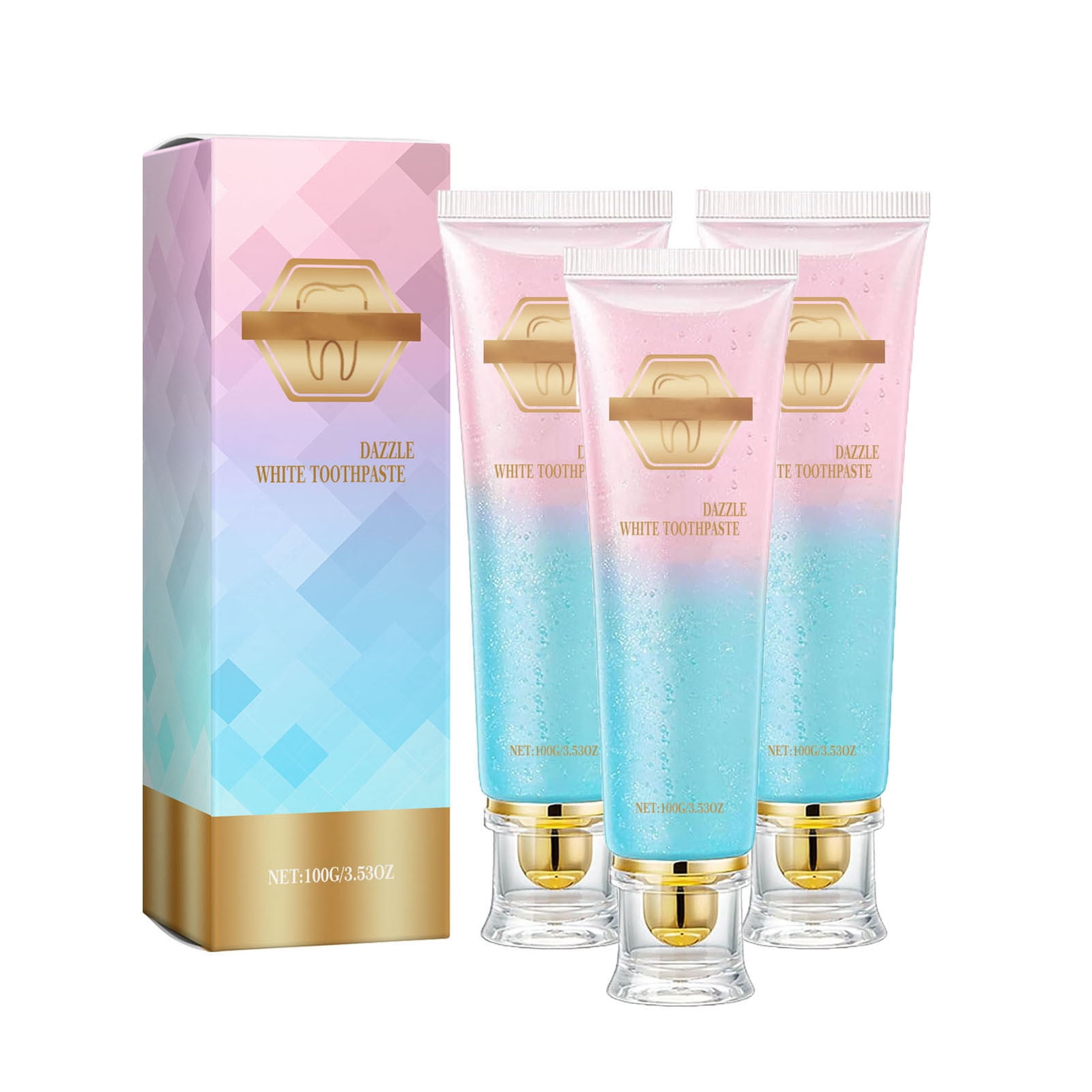 Peach Toothpaste for Cleaning and Fresh Breath, Intensive Foam Formula ...