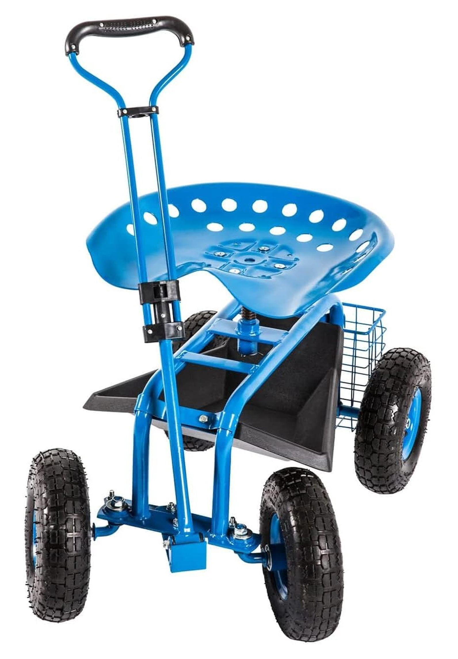 Peach Tree Garden Cart Rolling Work Seat Outdoor Utility Lawn Yard ...