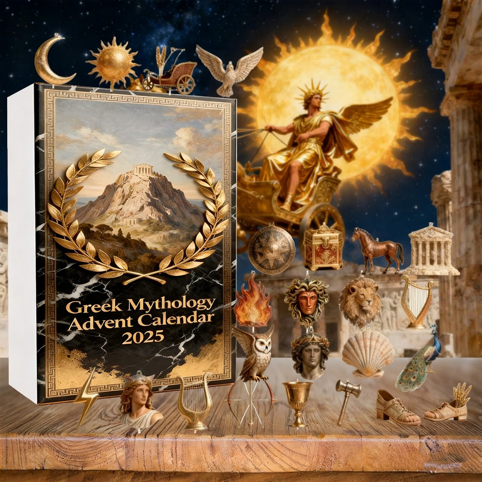 Peacheart Greek Mythology Advent Calendar 2025, 24 Days of Christmas ...