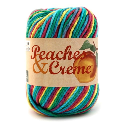 Peaches & Creme Cotton Psychedelic Yarn, 1 Each - Walmart.com