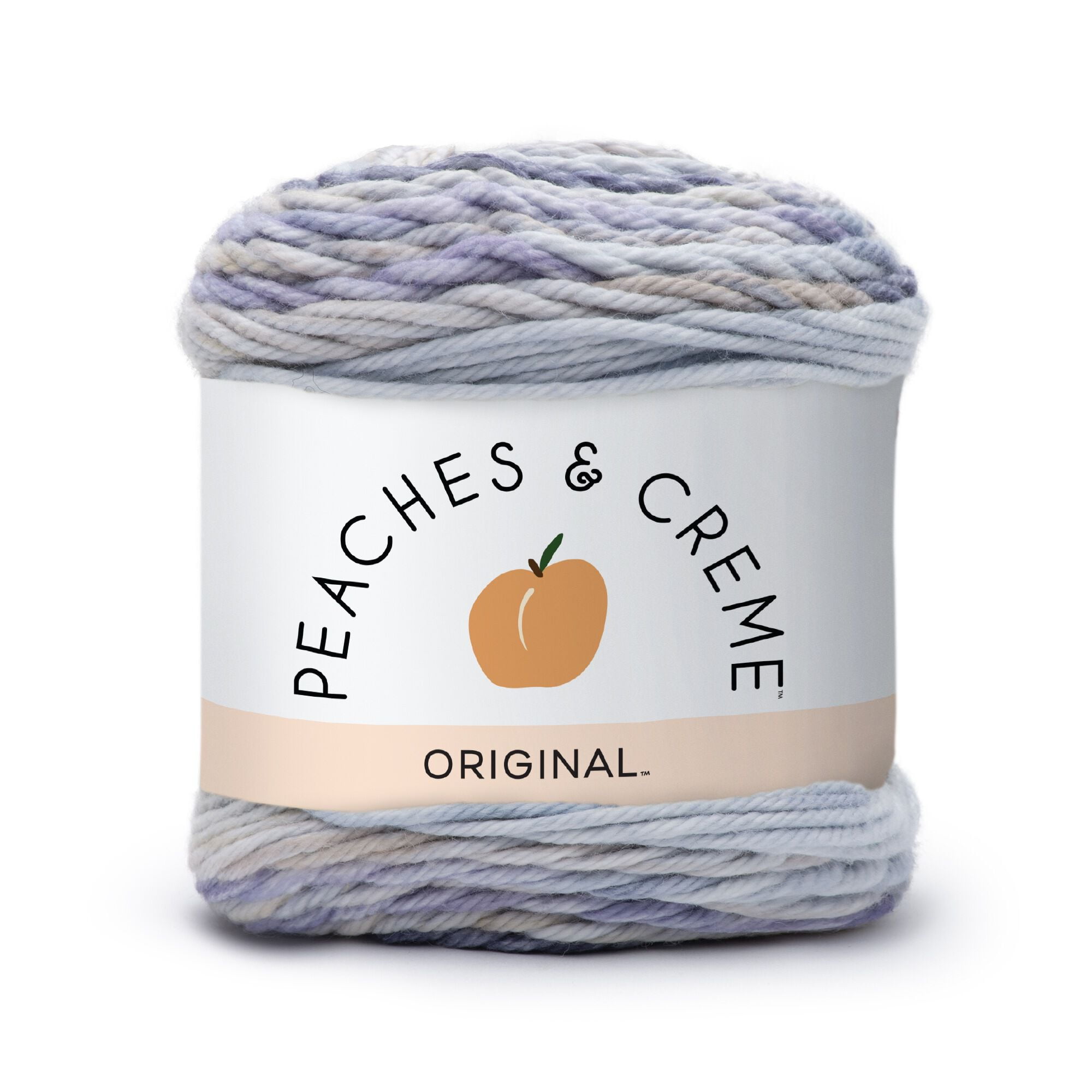Peaches & Crème, Cotton Yarn, Denim, 4 Medium 2oz/56.7g, 102 Yards ...