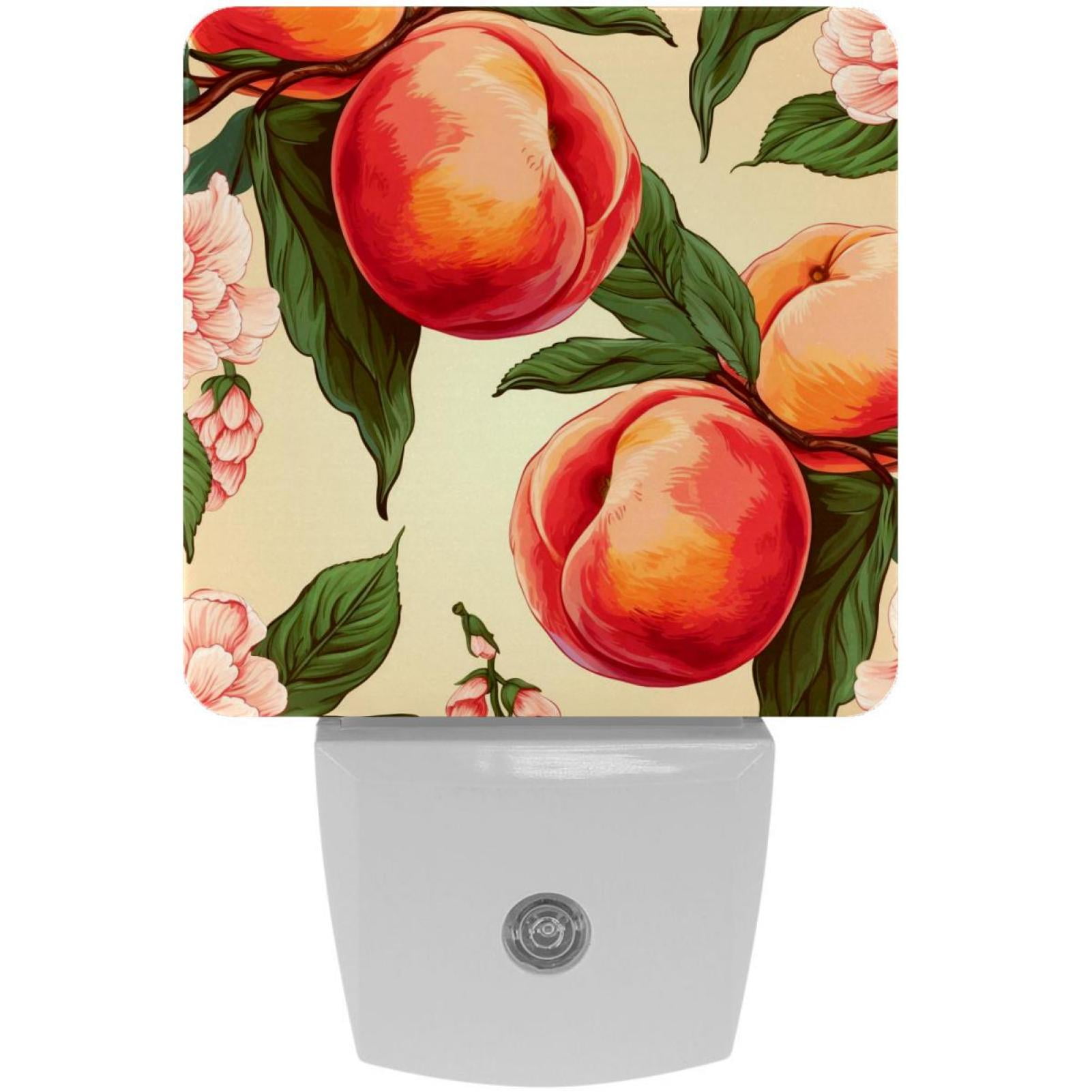 Peaches LED Square Night Lights - Energy Efficient Plug-in Wall Lamp ...