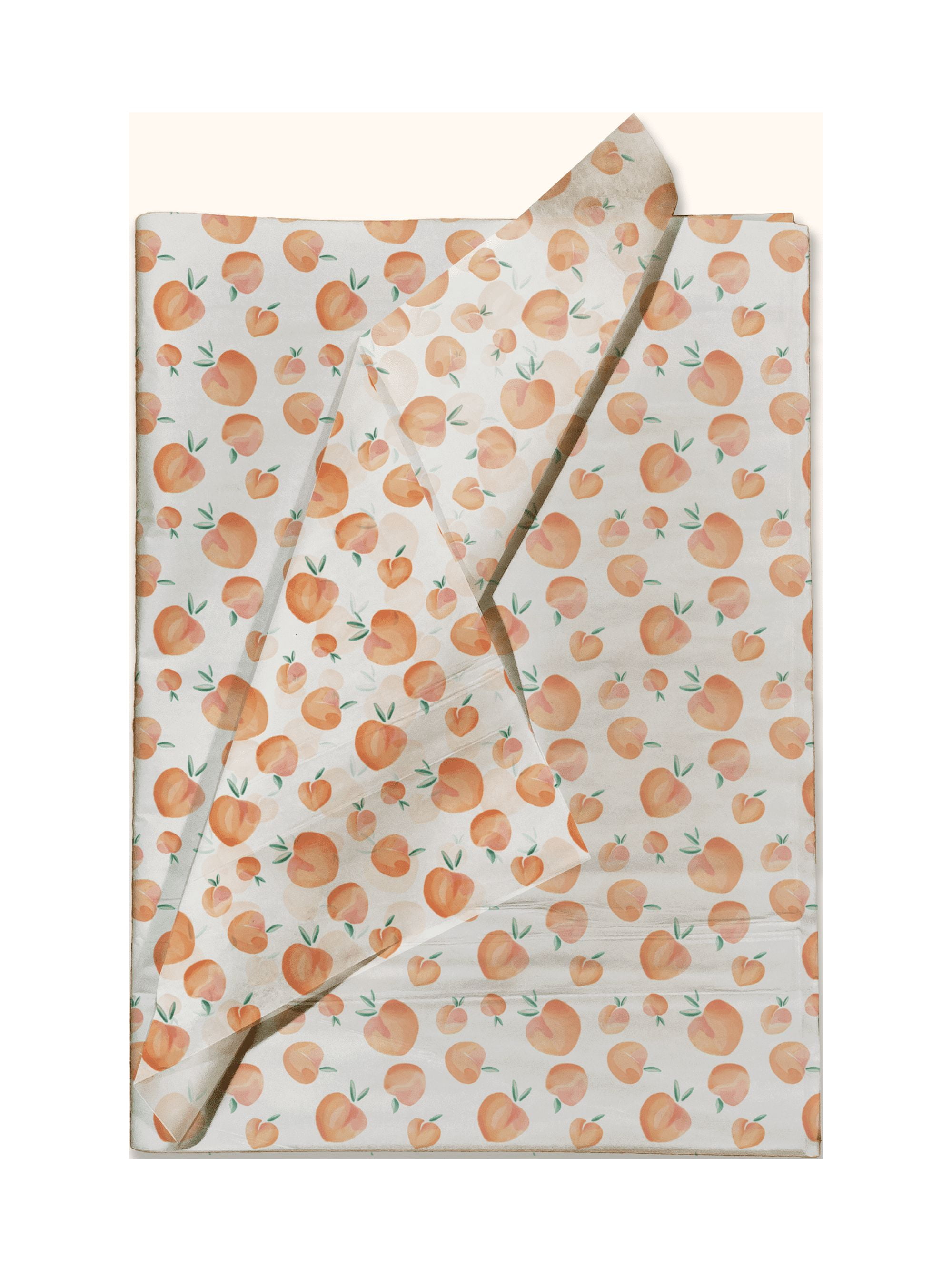 Peaches Printed Tissue Paper - Decorative Tissue for Decoupage - Spring ...