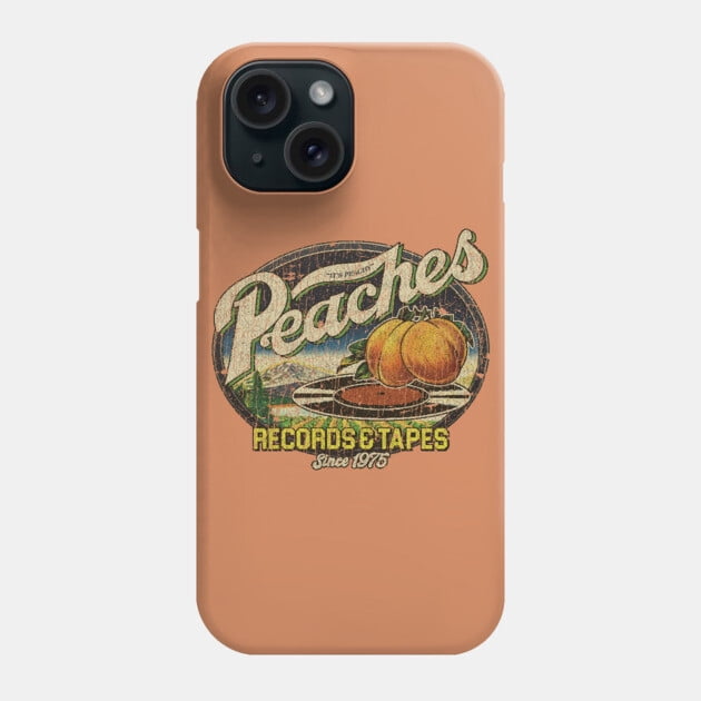 Peaches Records And Tapes 1975 Vintage Compatible Phone Case for iPhone ...