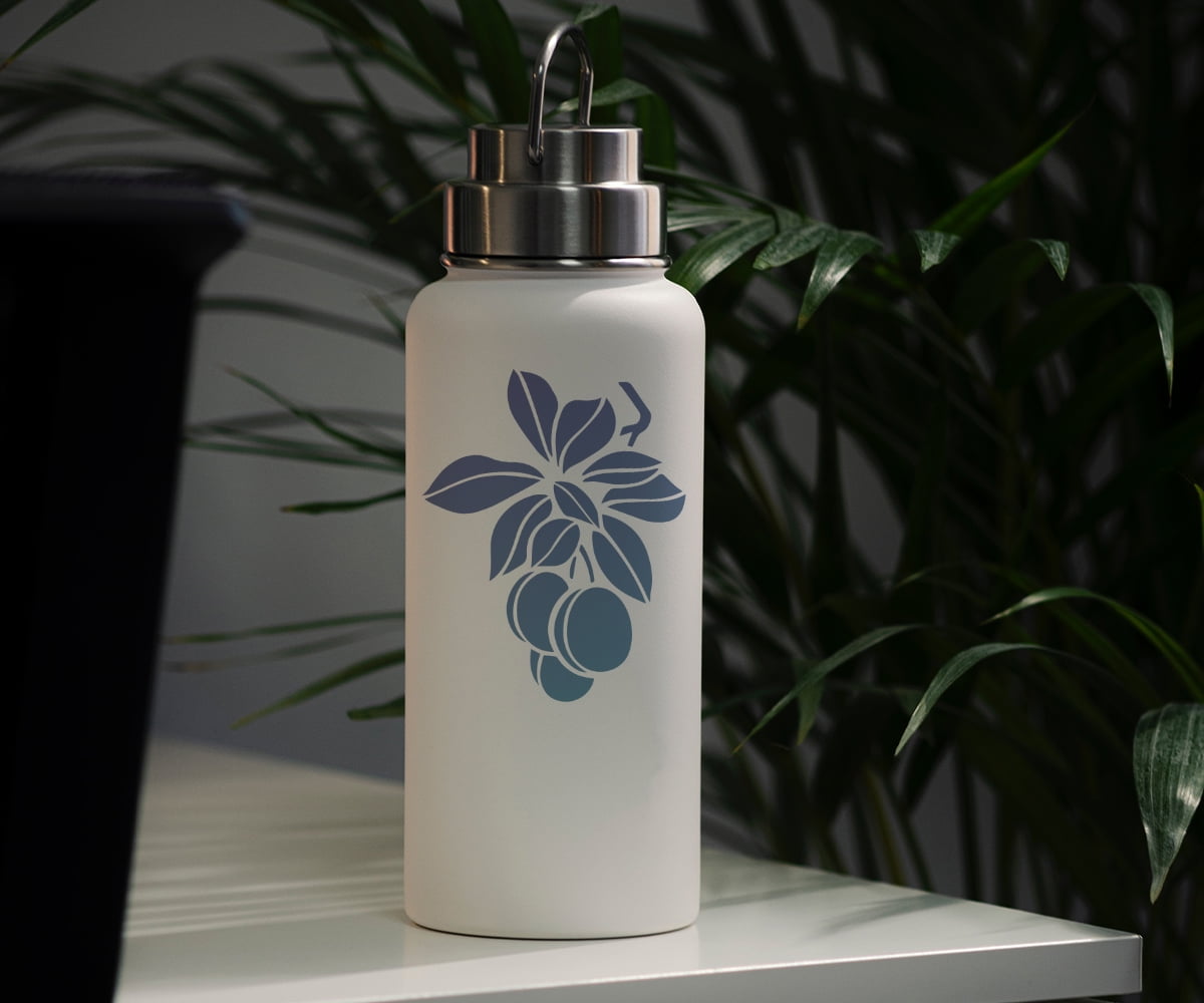 Peaches Stencil - Art and Wall Stencil (11"x8.5") - Walmart.com