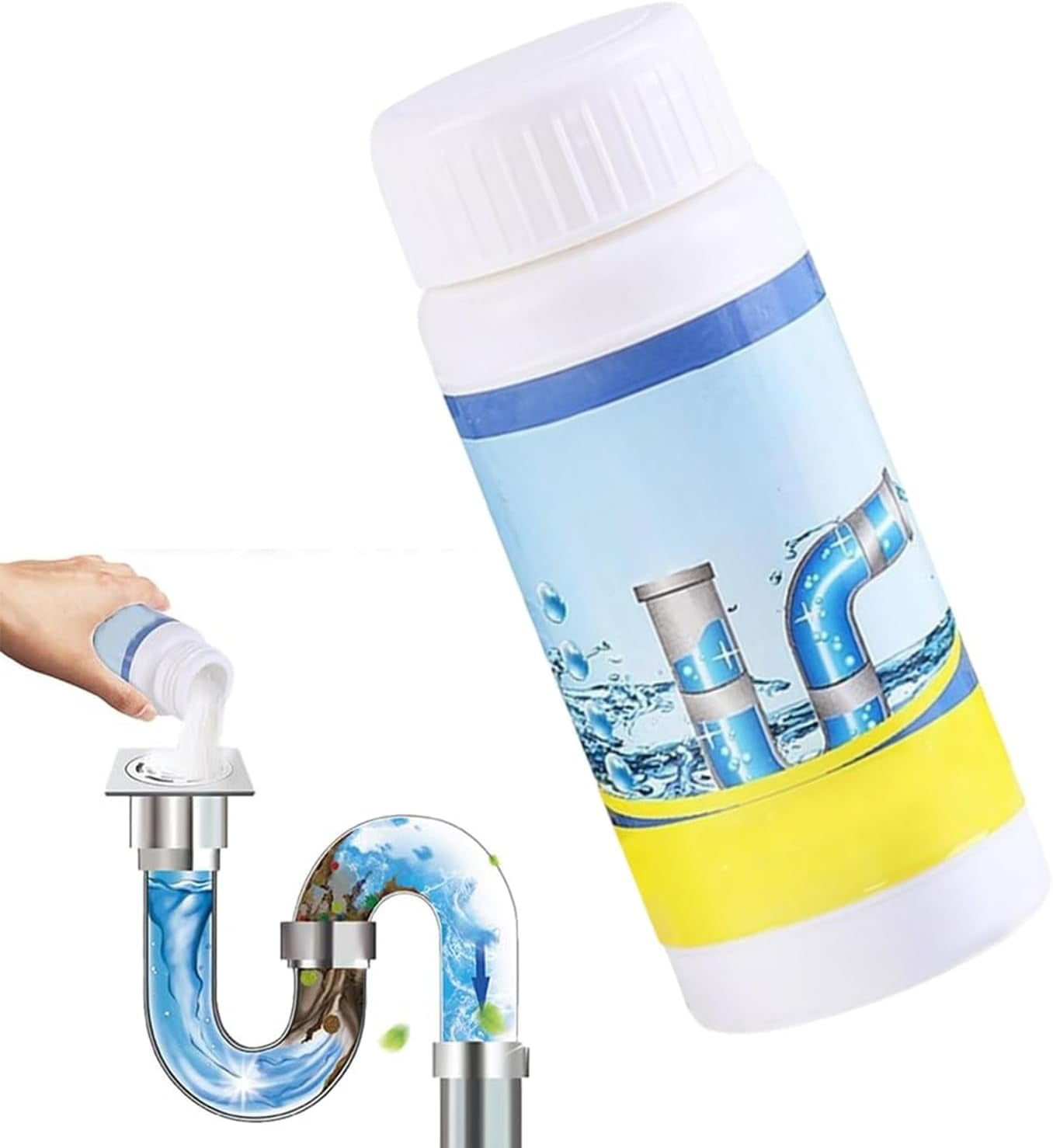 Peachloft Drain Cleaner, Powerful Foaming Clog Remover for Kitchen Sink ...