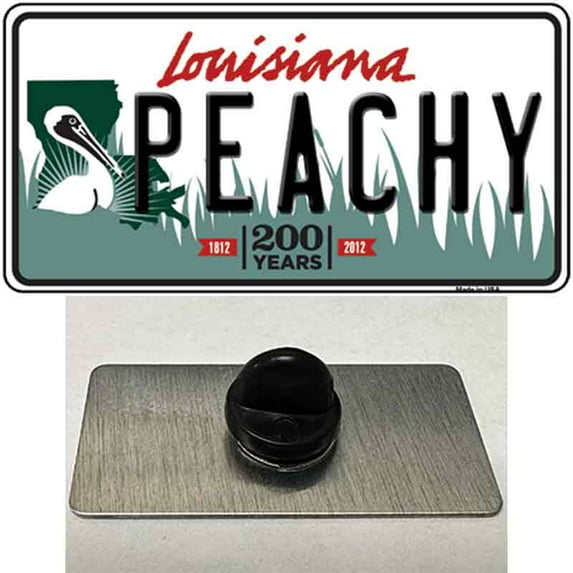 Peachy Louisiana Novelty Metal Hat Pin 1.5" x 0.75" Hat Pin (PIN ...