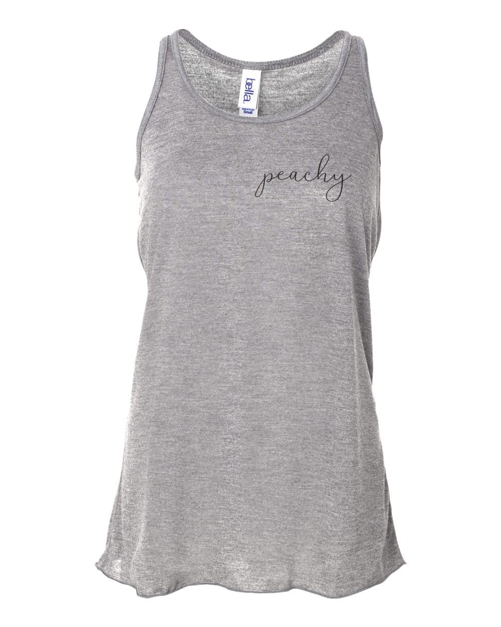 "Peachy Tank, Peachy Cursive, Peachy Racerback, Bella Canvas ...