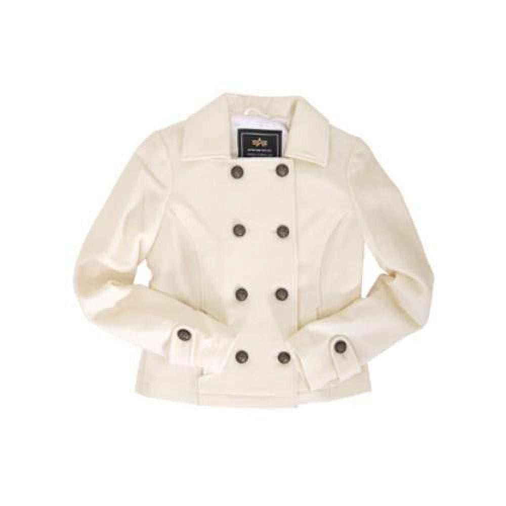 Peacoat, Womens Alpha Cropped Wool Winter White, size S - Walmart.com