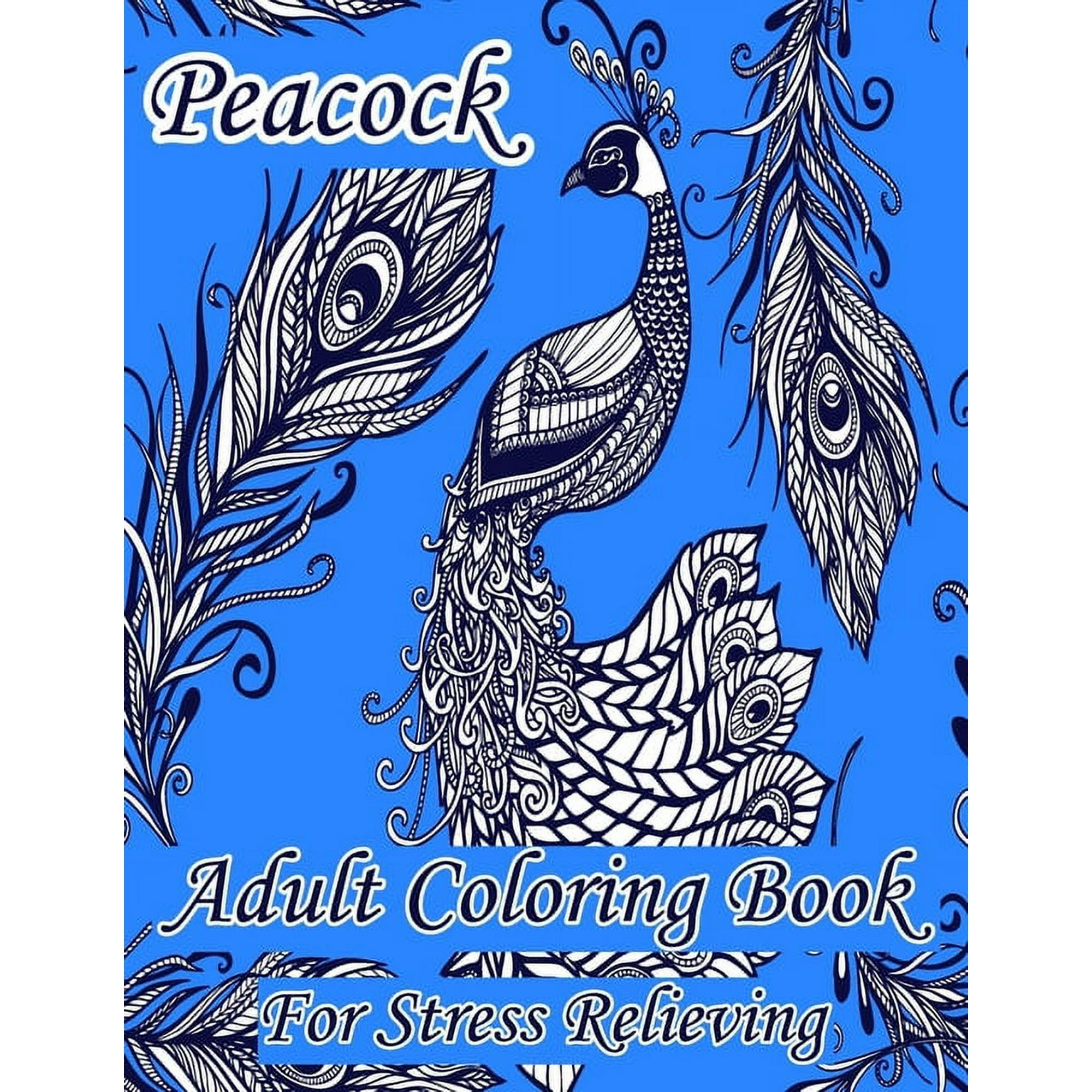 Adult Coloring Pages Peacock