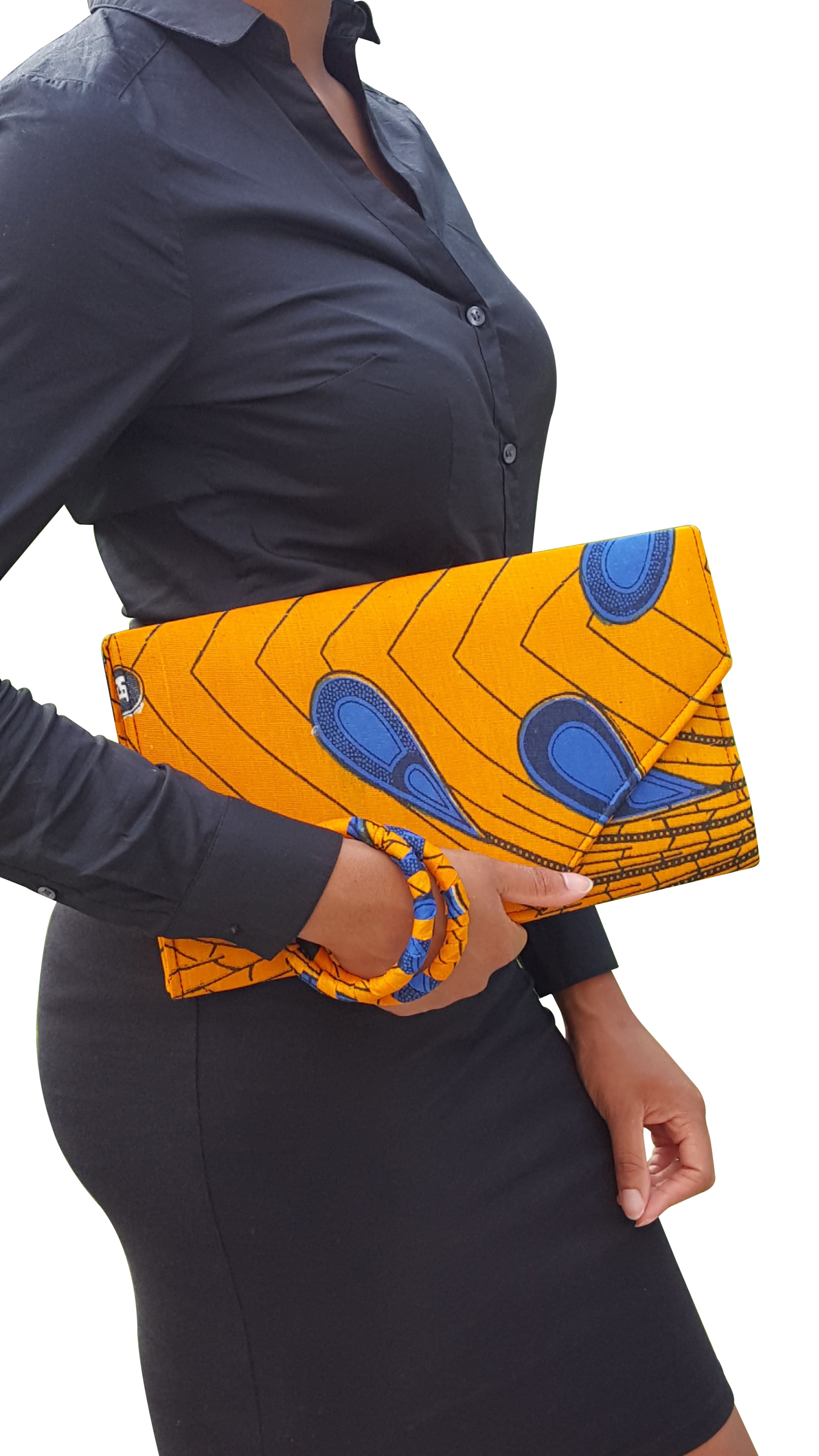 Peacock African Print Clutch Purse - Walmart.com