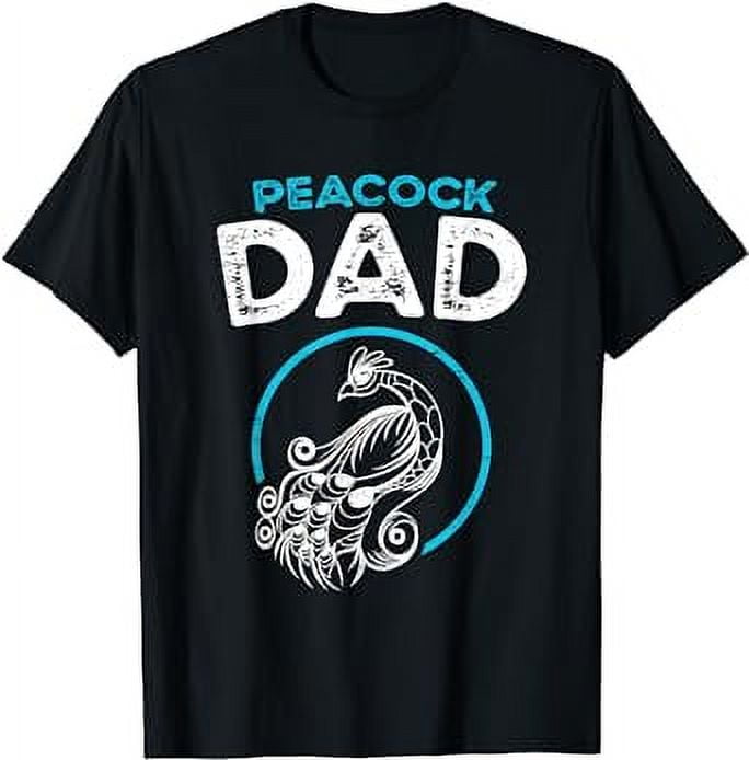 Peacock Dad Bird Peacock T Shirt