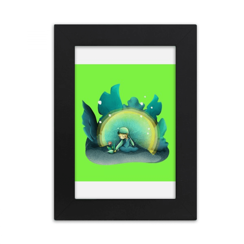 Peacock Demon Painting Desktop Photo Frame Picture Display Art Painting ...