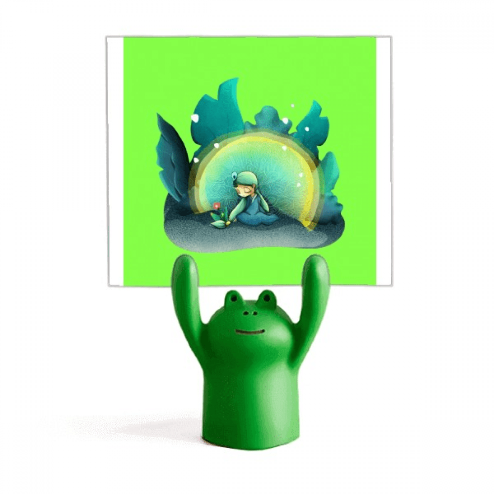 Peacock Demon Painting Memo Holder Cartoon Animal Frog Stand Decoration ...