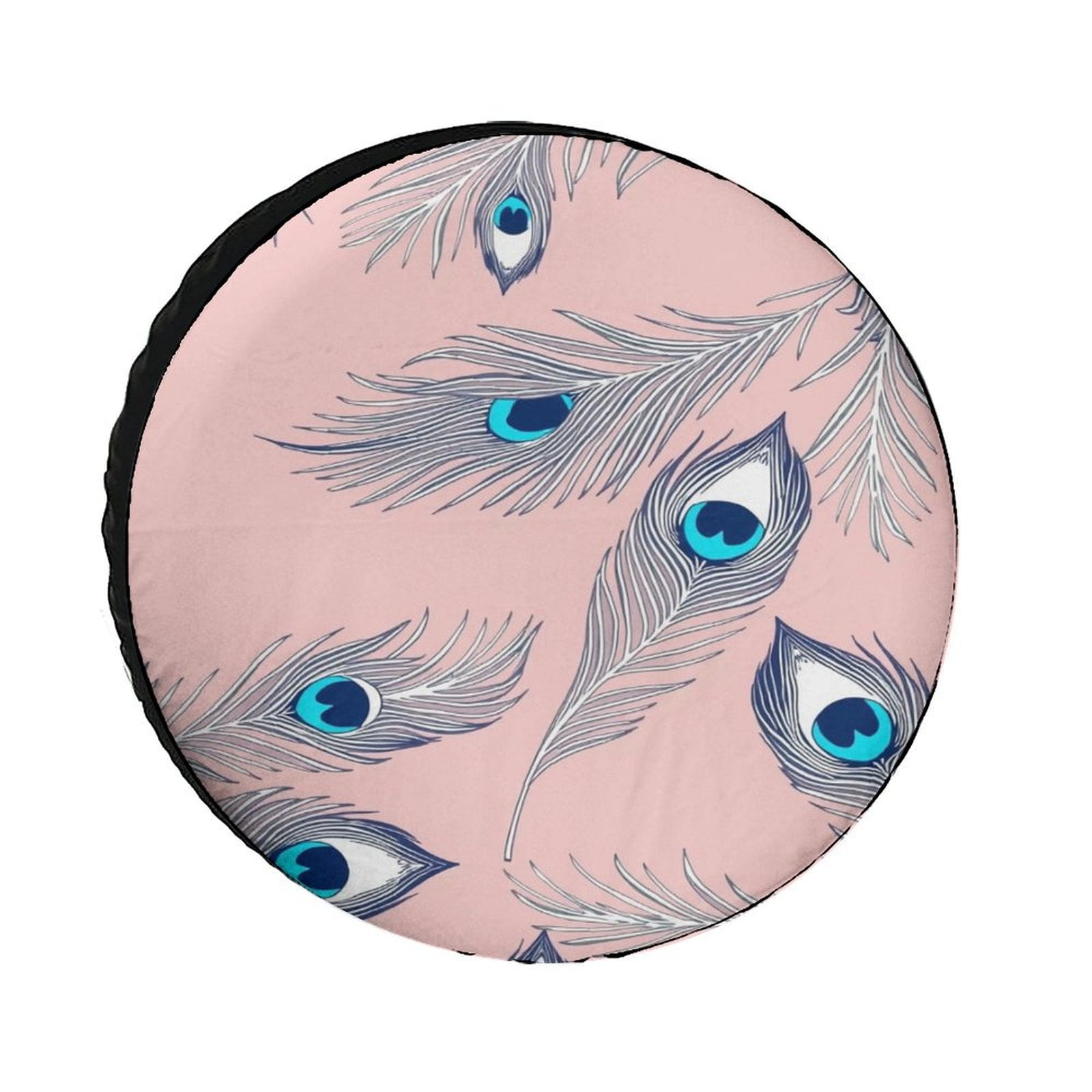 Peacock Feathers Spare Tire Cover Weatherproof Wheel Camper Protectors ...