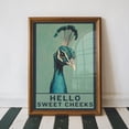 Peacock Hello Sweet Cheeks Bathroom Animal Tropical Home Housewarming s ...