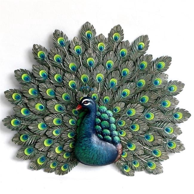 MDR Trading Inc. Peacock Metal Wall Decor - Walmart.com