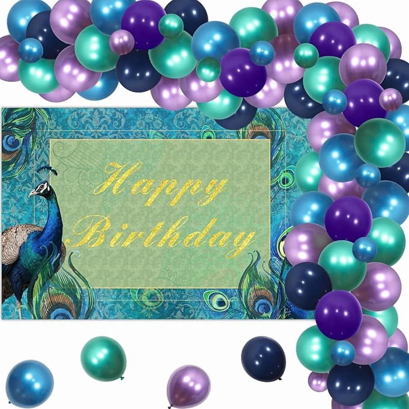 Peacock Party Decoration, Bird Theme Birthday Party Decoration Peacock ...