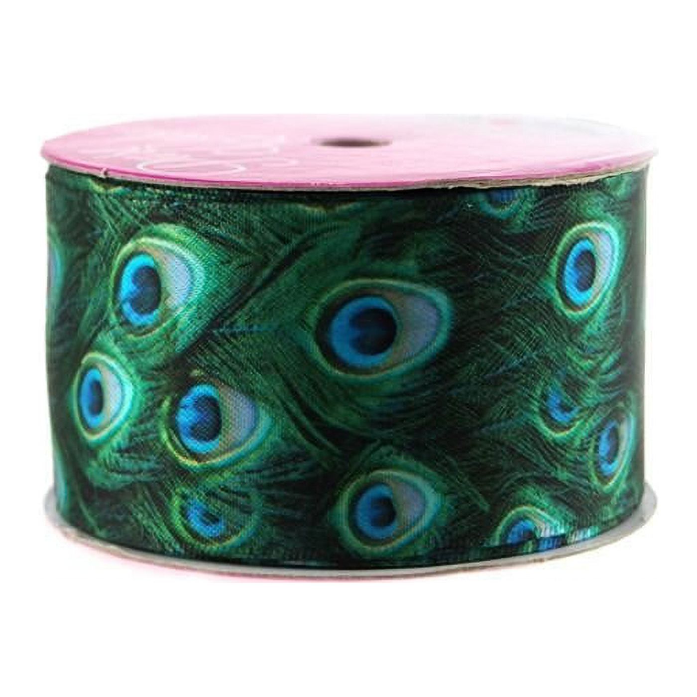 Peacock Print Polyester Ribbon, 1-1/2-inch, 3-yard - Walmart.com