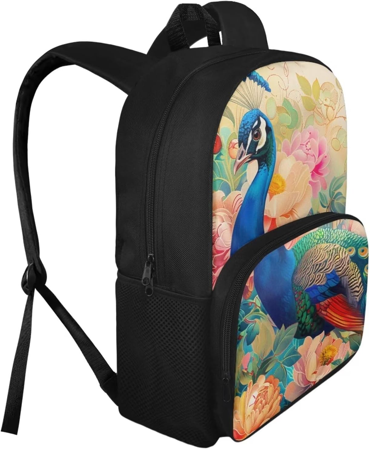 Peacock School Backpacks For Girls 15 Inch Kids Backpacks For Preschool ...