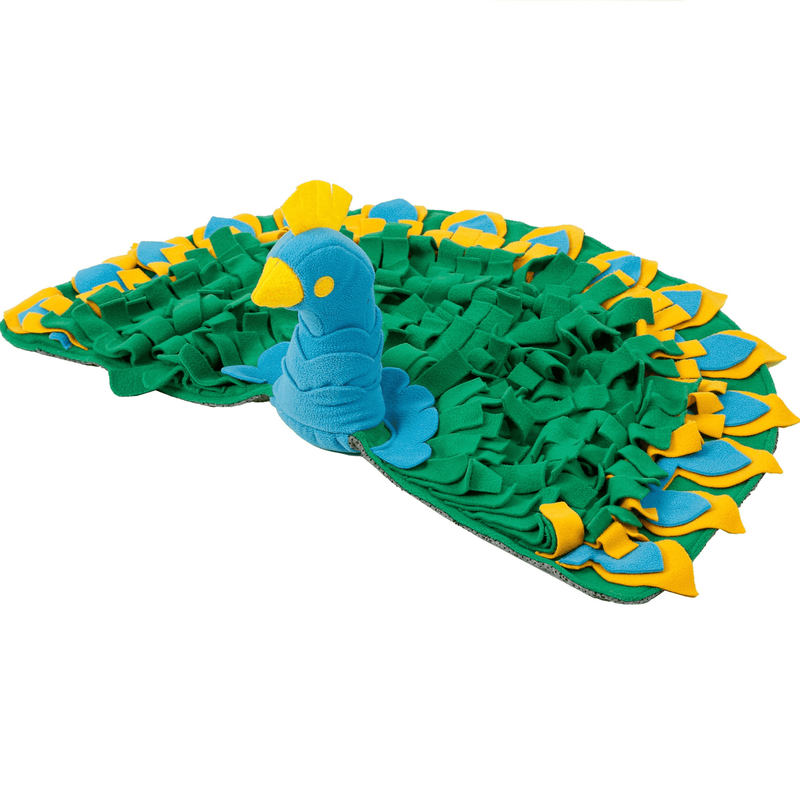 Injoya Peacock Snuffle Mat, Non-Slip, Green, Recycled PET - Walmart.com