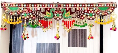 Peacock Toran Hanging Bandarwal Toran Vintage Traditional Main Door ...
