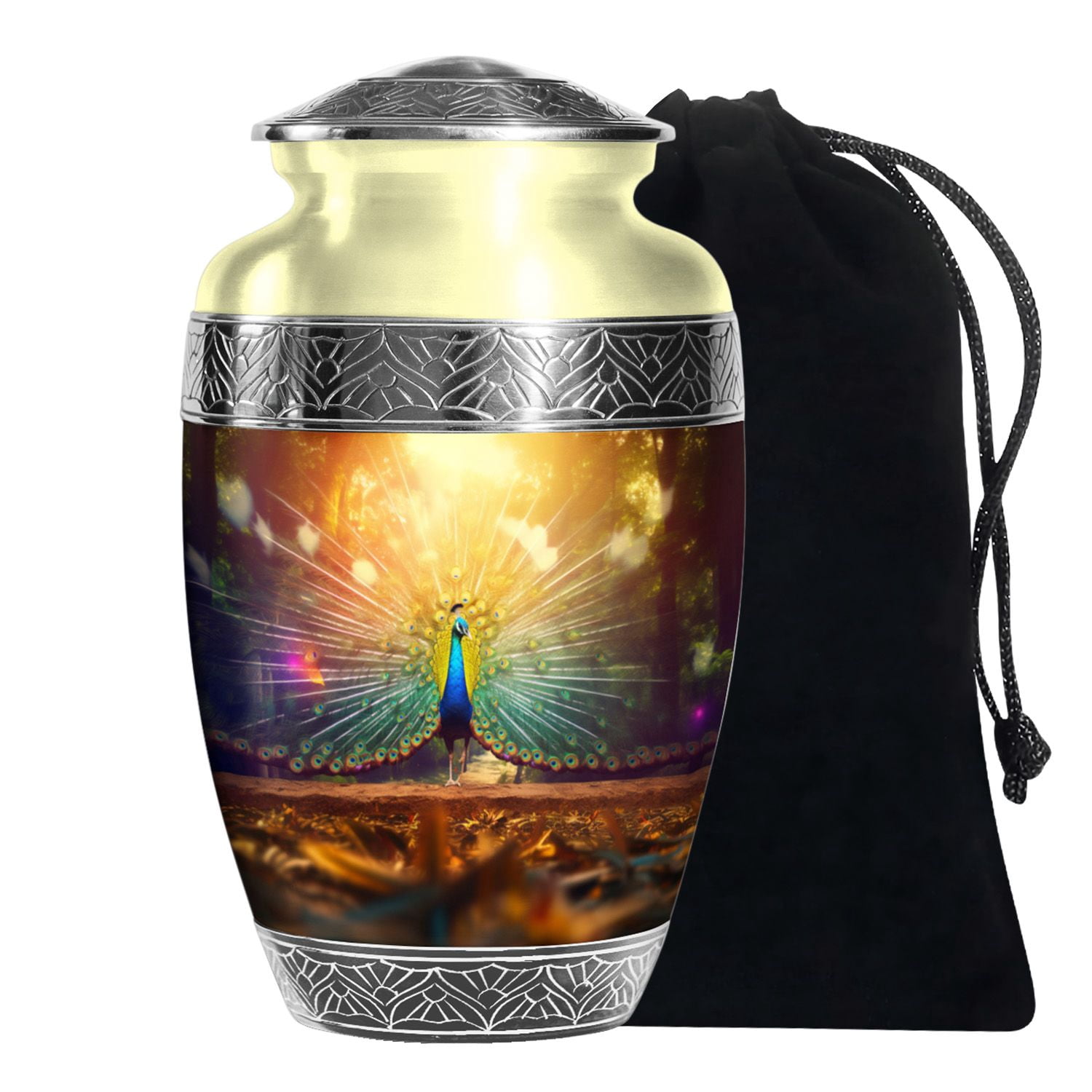 Peacock Urns For Human Ashes Adult Female & Male Large Memorial Urn For ...