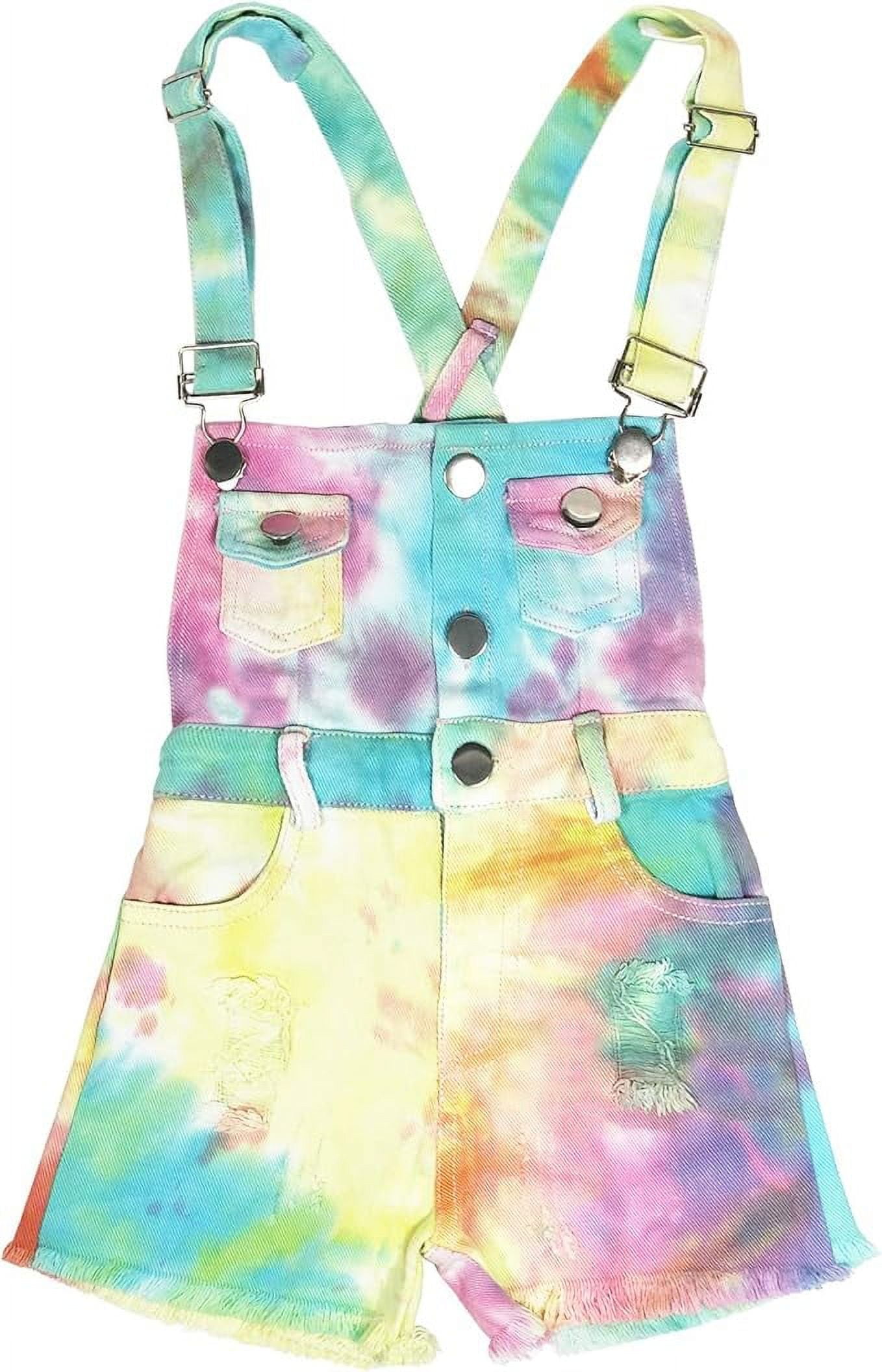 Peacolate 3-11T Little Girls Jumpsuit Children Bib Overalls Denim Strap ...