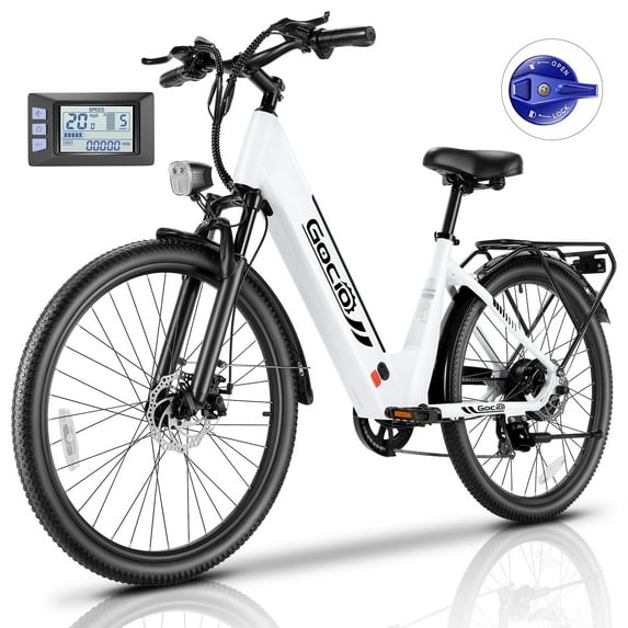Peak 750W Electric Bike For Adults, 26" x 2.1" Step Thru Electric ...